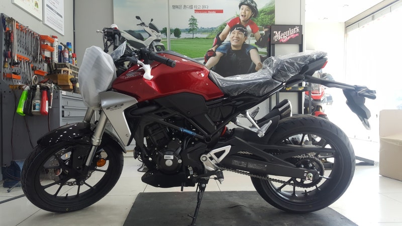 HONDA CB300R RED 신차출고. : 네이버 블로그