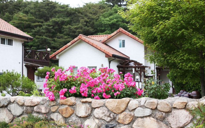 조용히 쉬다오기 좋은~ 예쁜정원의 가족중심의공간 경주 하늘풍경펜션 네이버 블로그