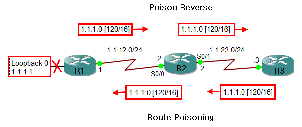 RIP Timer, Route poisoning과 Poison reverse : 네이버 블로그