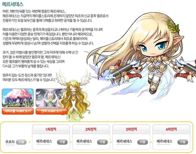 메이플스토리 메르세데스 스킬트리 확인해보자 네이버 블로그