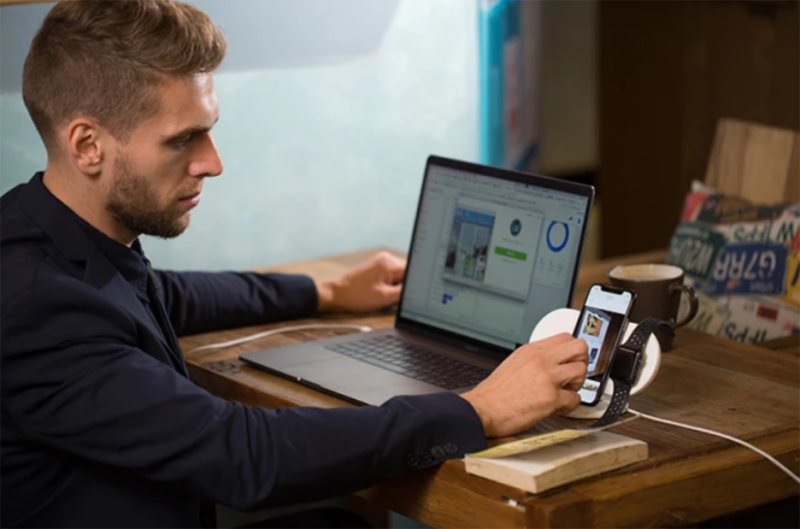 애플 제품을 동시에 충전하는 무선 패드 : 네이버 블로그