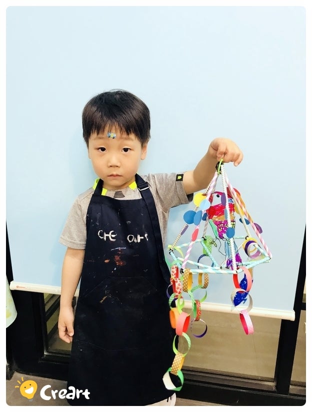 Klein 6·7세 수업 새를 사랑한 새장 시흥시 정왕동 배곧 미술학원 창의미술 크리아트 네이버 블로그