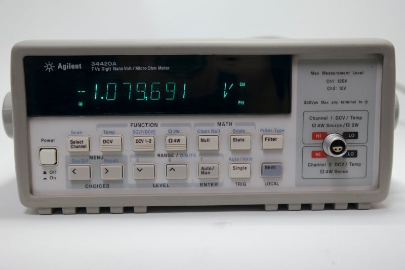 Keysight 34420A 7 ½ Digit Nano Volt / Micro Ohm Meter 판매 렌탈 수리 교정 : 네이버 블로그