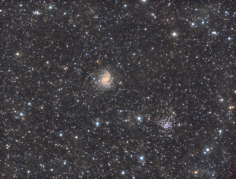 NGC6946 & NGC6939 : Fireworks Galaxy, 불꽃놀이은하와 구상성단 : 네이버 블로그