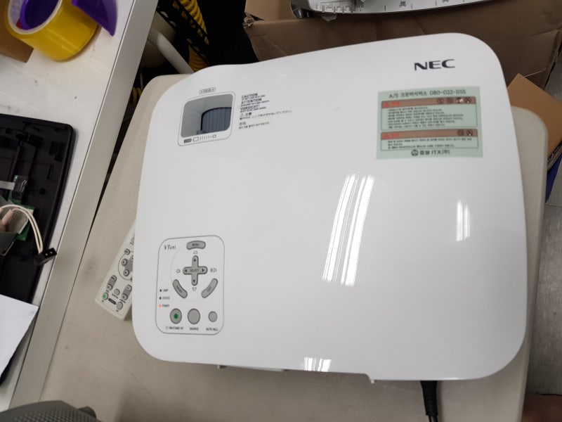 NEC VT695 빔프로젝터 램프,status 불 깜빡이는 증상 : 네이버 블로그