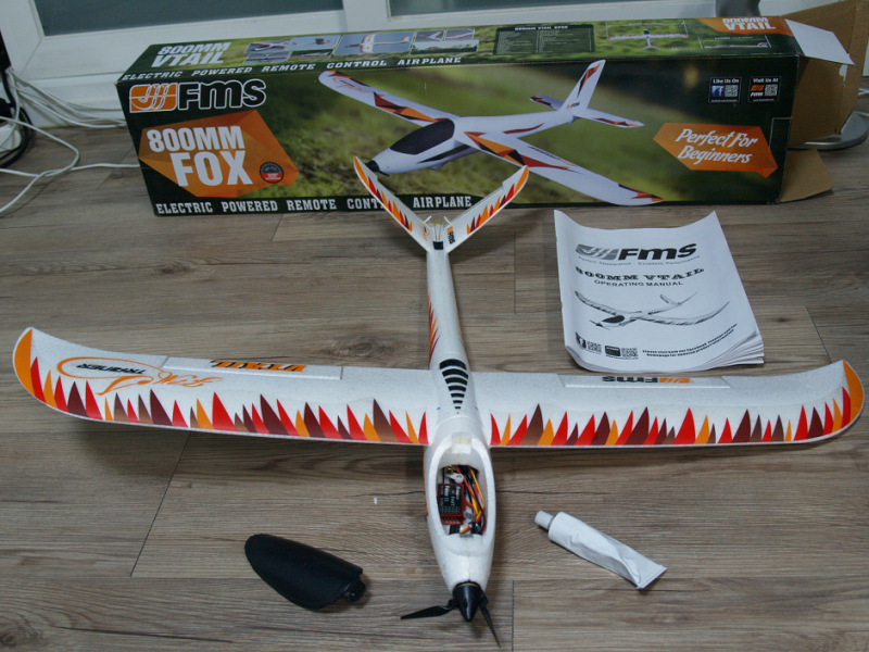 RC비행기 구매(FMS FOX 800mm V-tail) : 네이버 블로그
