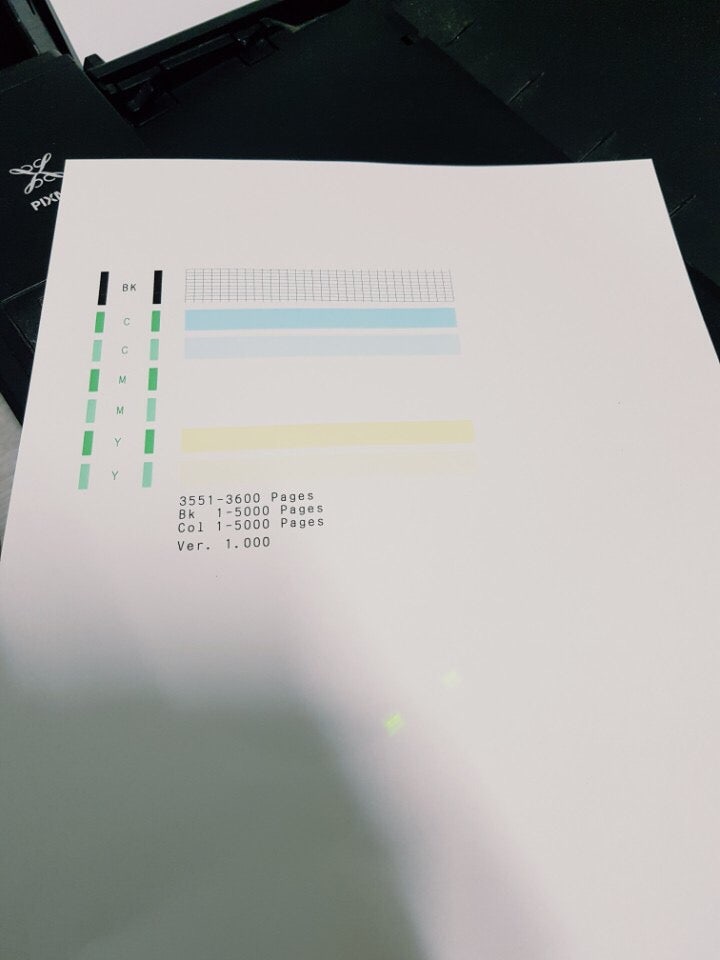 컬러인쇄 안되요 캐논g4900 정품무한잉크프린터 증상 처리 방법 네이버 블로그