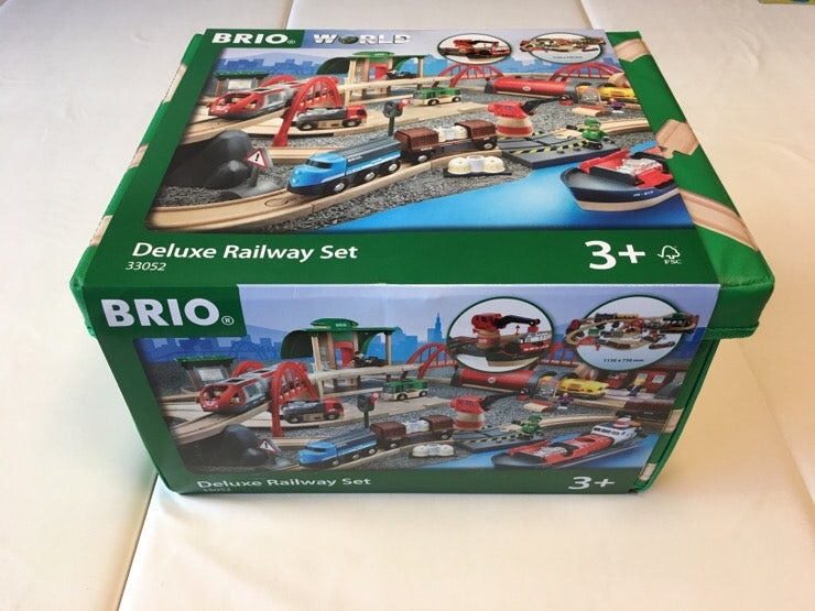 브리오 디럭스레일웨이 기차놀이 세트 Brio Deluxe Railway set (33052) : 네이버 블로그