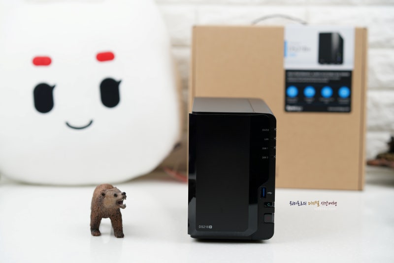 시놀로지 NAS DS218+ 리뷰 #1 - 개봉기 및 설치 : 네이버 블로그