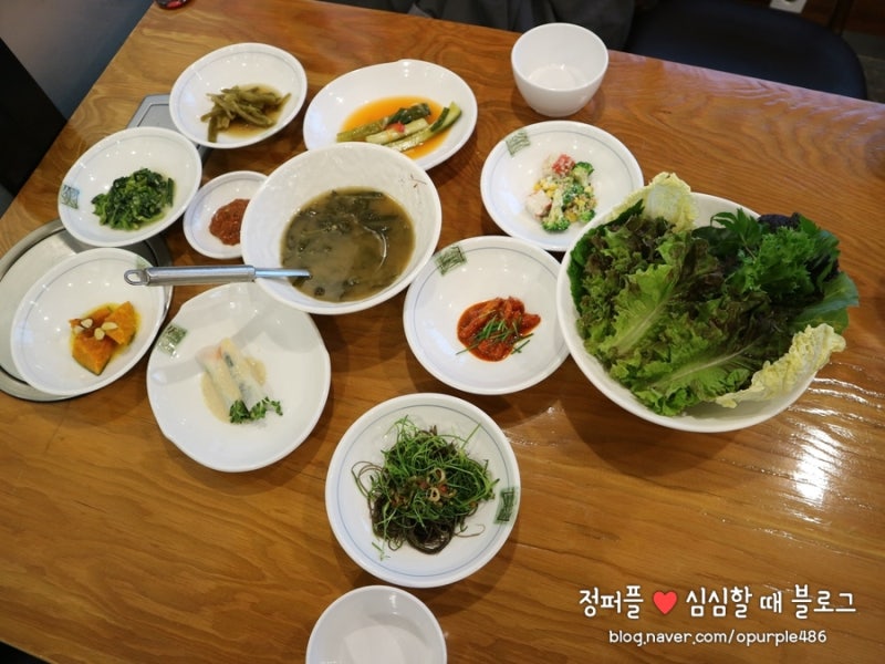철산동 맛집 광명 한정식 가마솥밥상 명가 산으로간쌈밥 네이버 블로그