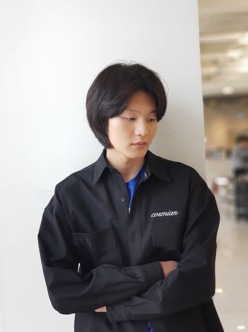 남자 긴머리 볼륨매직 레이어드컷으로 예수머리 연출 네이버 블로그