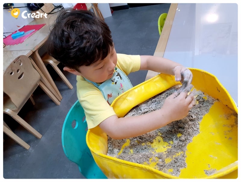 Bambini 5세 수업 큰 바위 얼굴 시흥시 정왕동 배곧 미술학원 창의미술 크리아트 네이버 블로그