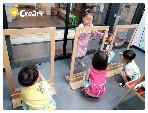 Bambini 5세 수업 큰 바위 얼굴 시흥시 정왕동 배곧 미술학원 창의미술 크리아트 네이버 블로그