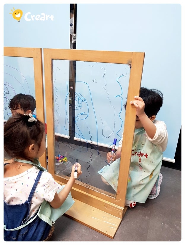 Bambini 5세 수업 큰 바위 얼굴 시흥시 정왕동 배곧 미술학원 창의미술 크리아트 네이버 블로그