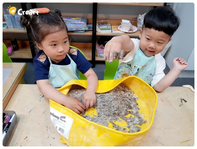 Bambini 5세 수업 큰 바위 얼굴 시흥시 정왕동 배곧 미술학원 창의미술 크리아트 네이버 블로그
