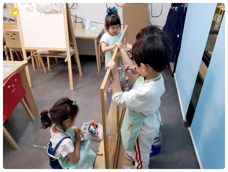 Bambini 5세 수업 큰 바위 얼굴 시흥시 정왕동 배곧 미술학원 창의미술 크리아트 네이버 블로그