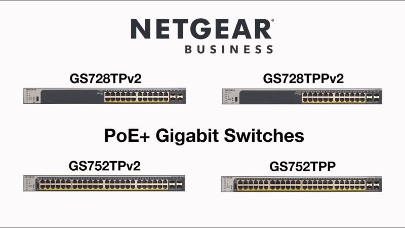 넷기어 24포트, 48포트 L2 PoE+ 스위치 허브 - GS728TPv2, GS728TPPv2, GS752TPv2 ...
