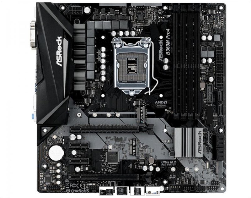 가성비 메인보드 ASROCK B360M PRO4 디앤디컴 리뷰 : 네이버 블로그