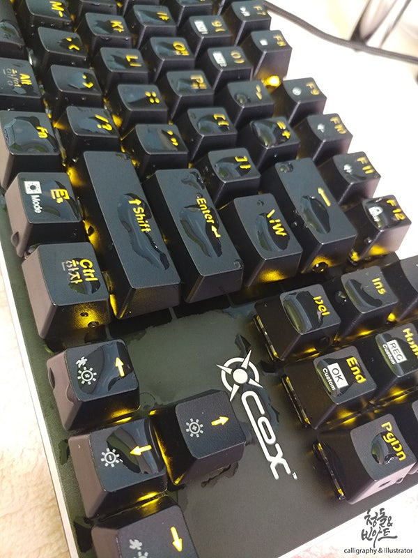 승리를 위한 최고의 선택! COX CK200 카일 광축(클릭) 교체축 완전방수 LED 텐키리스 리뷰. : 네이버 블로그