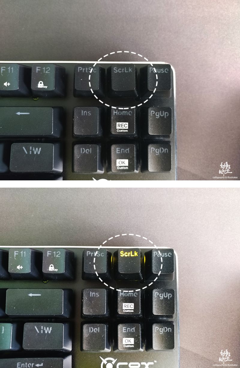 승리를 위한 최고의 선택! COX CK200 카일 광축(클릭) 교체축 완전방수 LED 텐키리스 리뷰. : 네이버 블로그