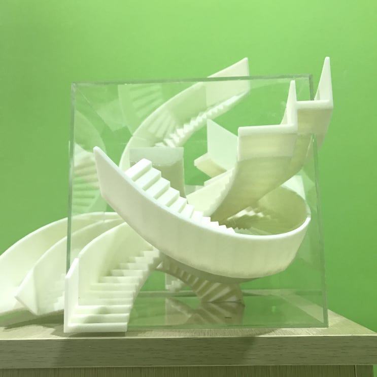 3d프린터로 불투명 출력물 제작3d 프린터 시제품 출력대학생 졸업작품 Sla 레이저 방식abs Like 레진 소재