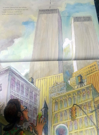 [영어 그림책] The man who walked between the towers, 쌍둥이 빌딩 사이를 걸어간 남자 : 네이버 블로그