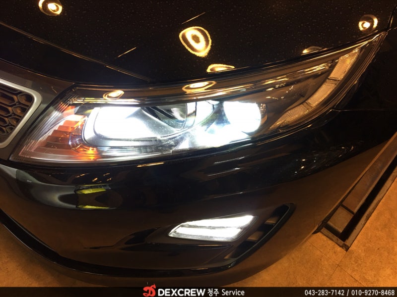 자동차 구조변경 튜닝은 덱스크루 청주점에서~ K5하이브리드 순정 HID 구조변경 튜닝! : 네이버 블로그