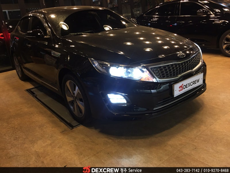 자동차 구조변경 튜닝은 덱스크루 청주점에서~ K5하이브리드 순정 HID 구조변경 튜닝! : 네이버 블로그