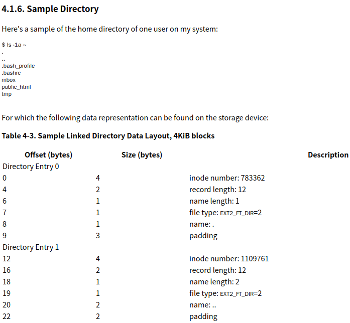 [OS 만들기 25강] Ext2 - Inode & 명령어 ls : 네이버 블로그
