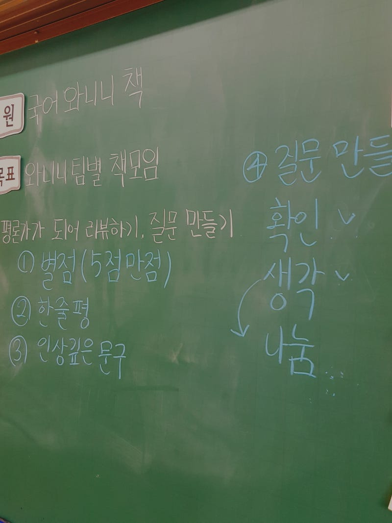 온책읽기 온작품 읽기 푸른사자와니니 활동 수업 한달동안 해보다종료 네이버 블로그
