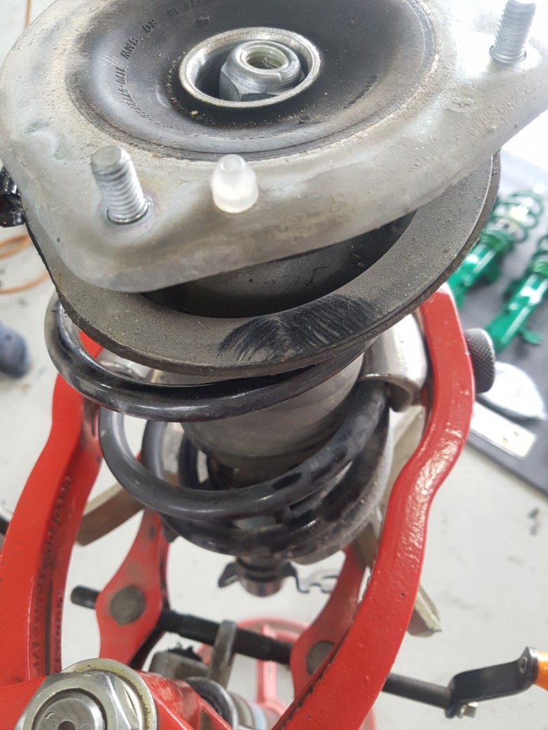 [구미서스펜션튜닝]BMW mini roadster cooper s TEIN staz 일체형 차고.감쇄력조절식 서스펜션작업 헌터 ...