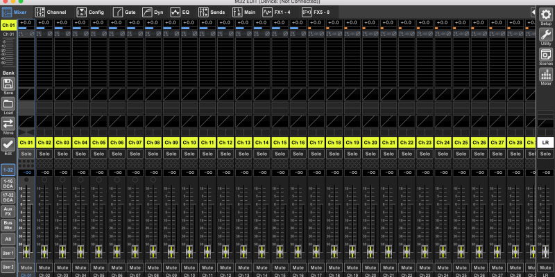 X32/M32 edit 사용법 : 네이버 블로그