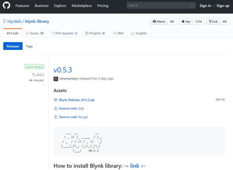 [Blynk] Blynk 시작 : 네이버 블로그