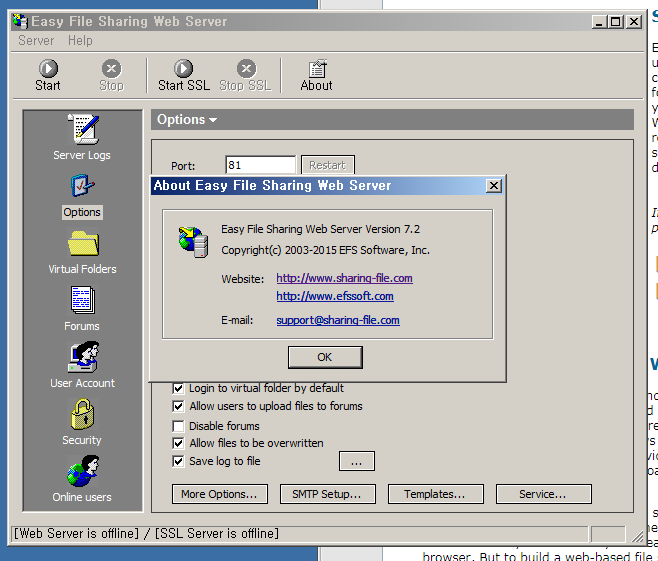 Easy File Sharing Web Server 7.2 Remote Buffer overflow (SEH OverWrite ...