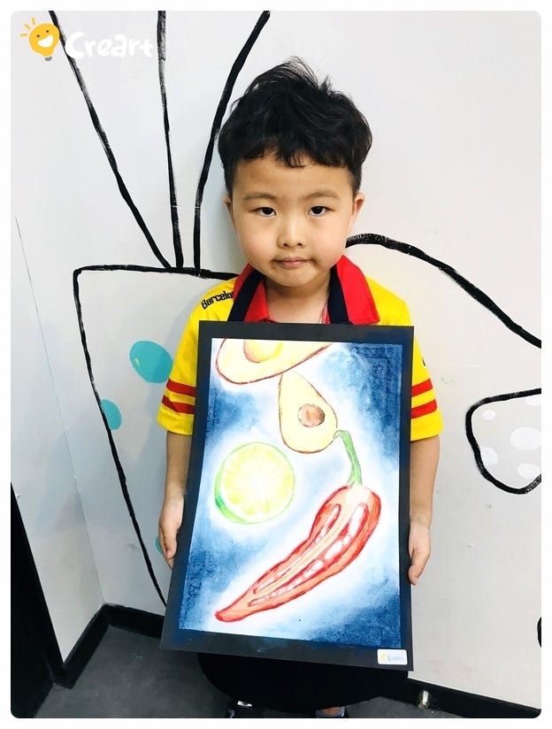 Kinder 초등 수업 세밀화 야채의 다양한 면 시흥시 정왕동 배곧 미술학원 창의미술 크리아트 네이버 블로그