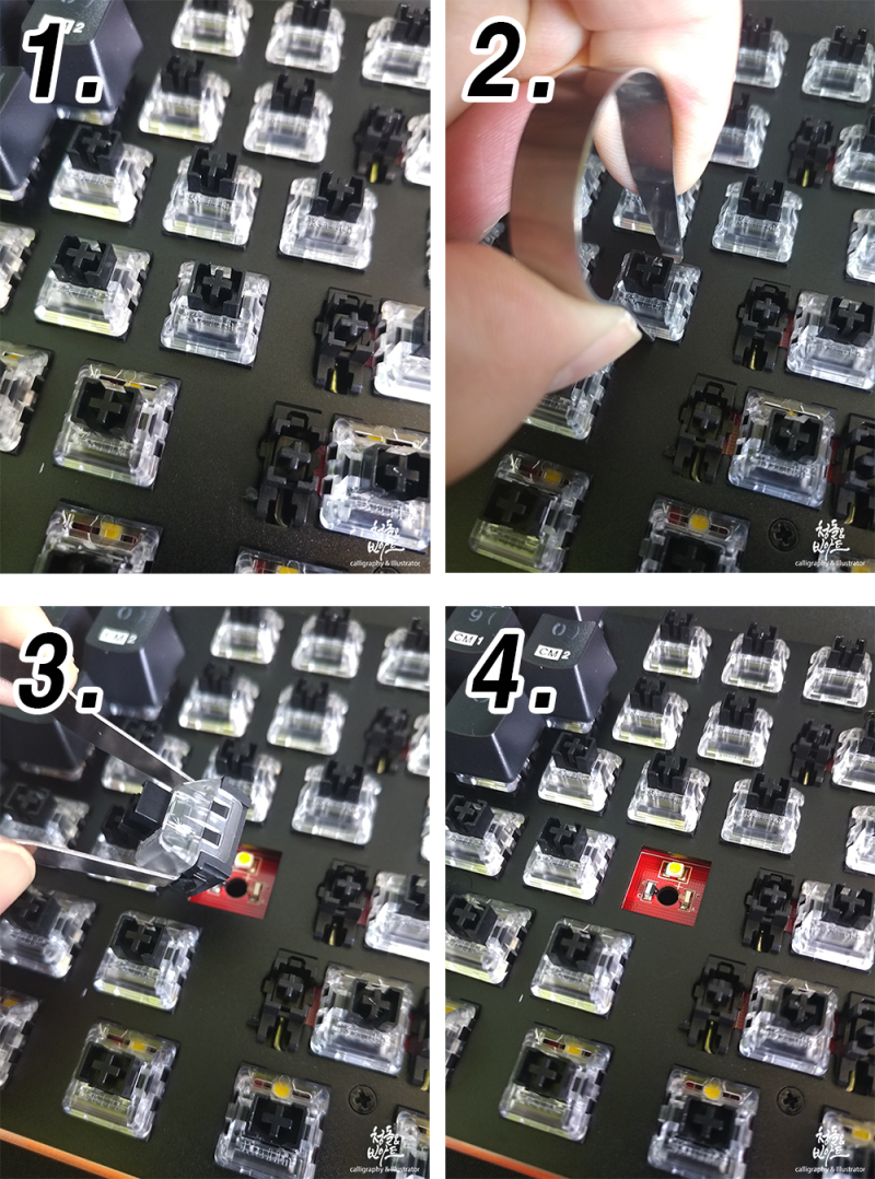 게임에 최적화된 리니어 광축! COX CK200 카일 광축(리니어) 교체축 완전방수 LED 텐키리스 리뷰. : 네이버 블로그