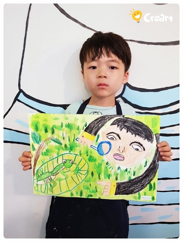 자유 드로잉7세~초등 수업 시흥시 정왕동 배곧 미술학원 창의미술 크리아트 네이버 블로그