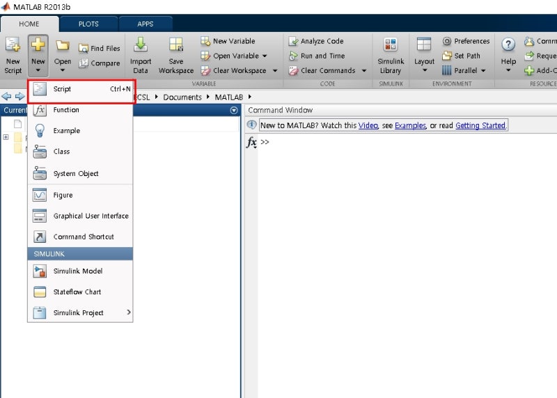 [MATLAB]1. 매트랩 기본 시작하기(MATLAB Interface, Command Window, Workspace ...