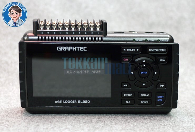 A급 중고계측기 / 그라프텍 / GRAPHTEC midi LOGGER GL220 / 다채널 데이터로거 / A/S품질보증 판매 ...