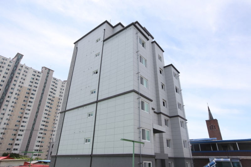 경기 의정부 신축빌라 외단열 시공 1 준불연 단열재 Pf보드 페놀폼 미장 스톤 보드 취부 드라이비트 스타코