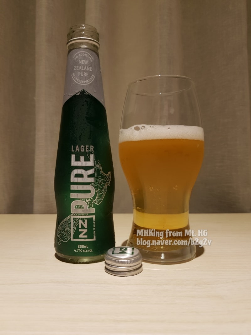 NZ PURE LAGER / 엔지 퓨어 라거 - 🇳🇿 뉴질랜드 맥주 : 네이버 블로그