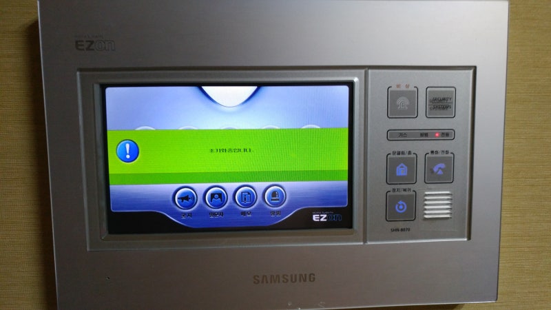 삼성이지온 인터폰 SHN-8070 전원고장 자가수리 : 네이버 블로그