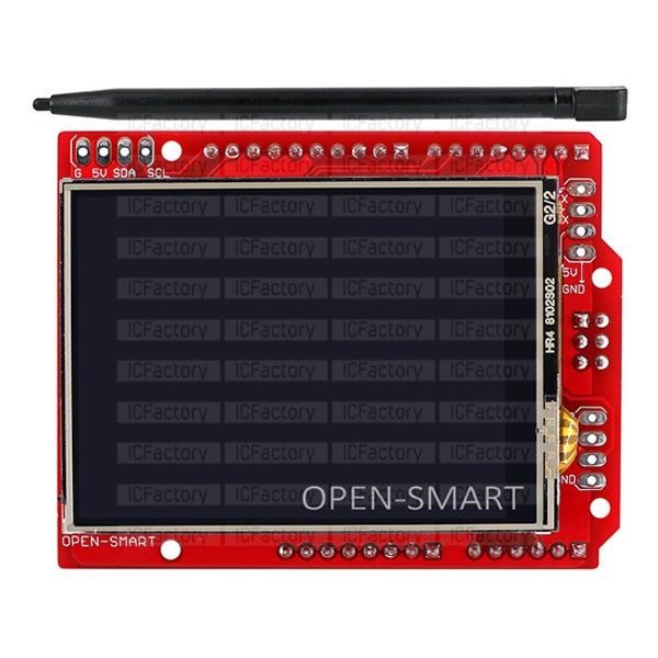 아두이노 2.4인치 TFT LCD ILI9325 320x240 컬러 디스플레이 쉴드 모듈 (ICF-1637) : 네이버 블로그