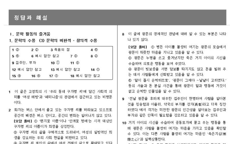 강동구 둔촌동 너나교육 국어학원 2018동북고 2 1기말고사 국어시험대비 예상문제 네이버 블로그