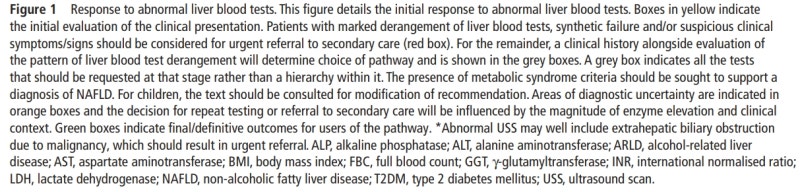 Guidelines on the management of abnormal liver blood tests, Gut 2018 ...