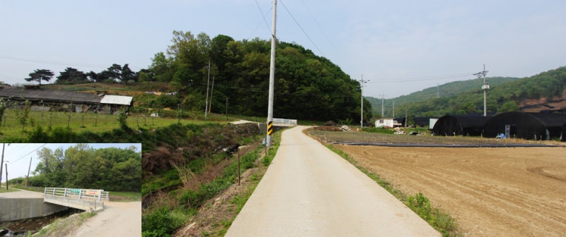 연암산(292m), 둔덕산(225m), 국사봉(222m), 어라산(230m), 금산(286m), 투구봉(255m), 동심봉 ...