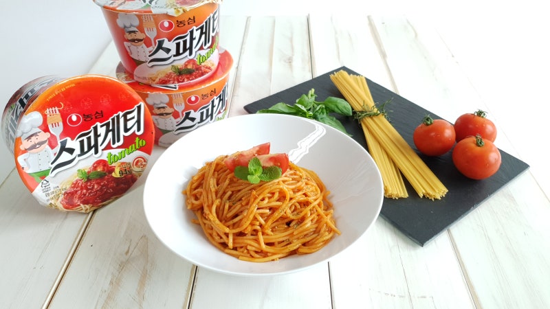 [신제품] 진짜 파스타를 담은, 농심 스파게티 토마토! : 네이버 블로그