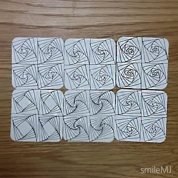 젠탱글 타일 ♪ Paradox tangle(패턴) : 네이버 블로그