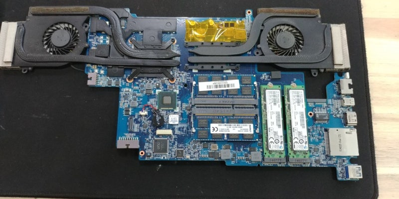 수원 노트북 분해청소_MSI GS60내부-서멀굴리스-CPU팬 청소 : 네이버 블로그