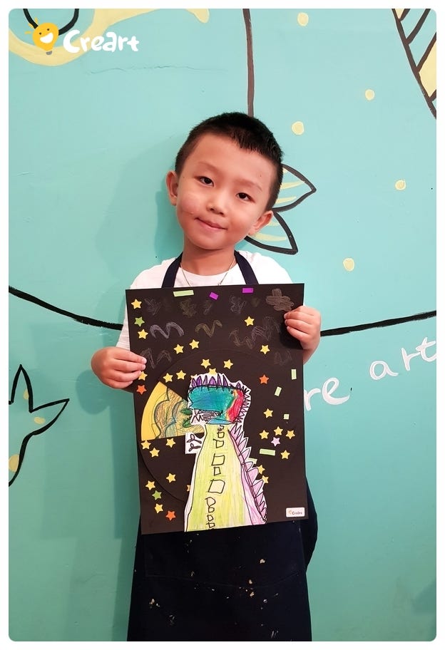 깜깜한 밤의 등대 크라인 6·7세 수업 시흥시 정왕동 배곧 미술학원 창의미술 크리아트 네이버 블로그